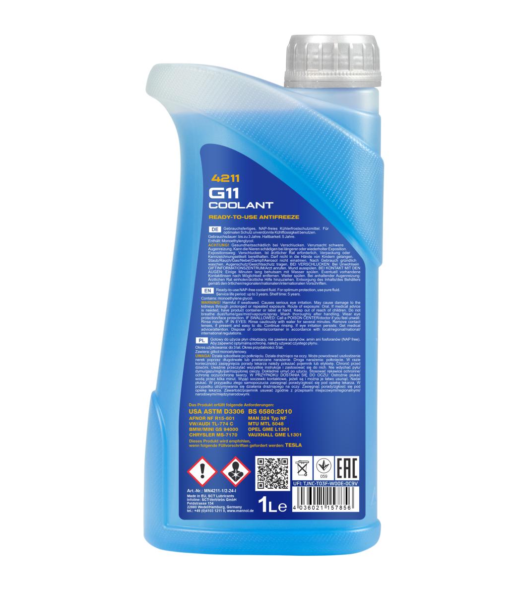 MANNOL Coolant G11