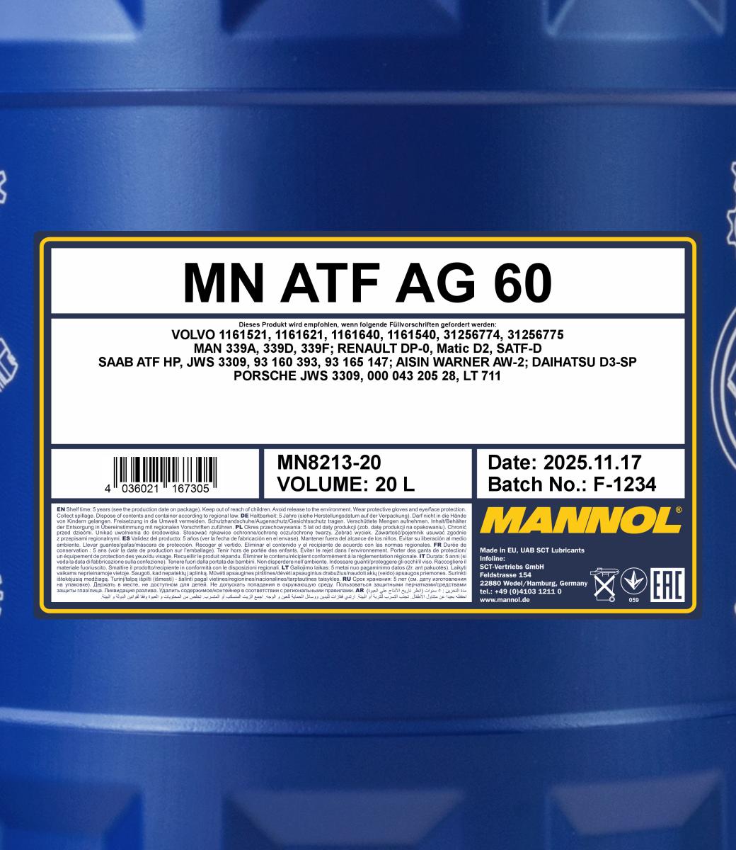 MANNOL ATF AG60