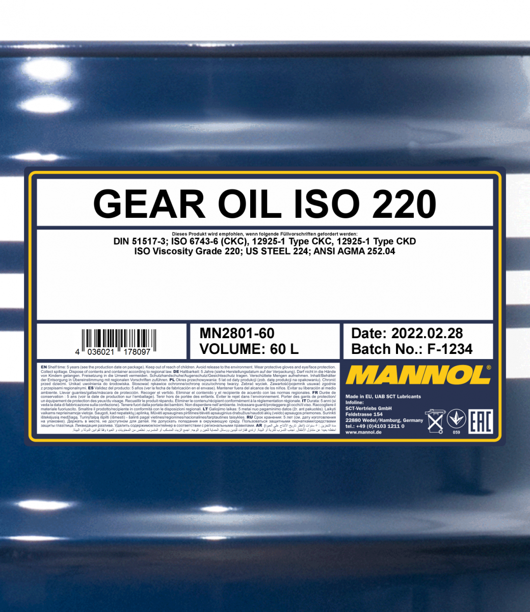 MANNOL Gear Oil ISO 220