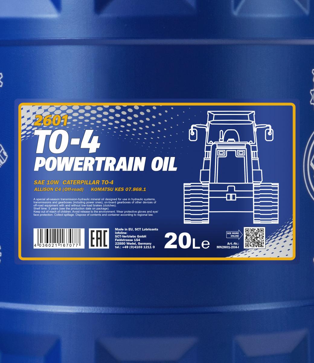 MANNOL TO-4 Powertrain Oil SAE 10W