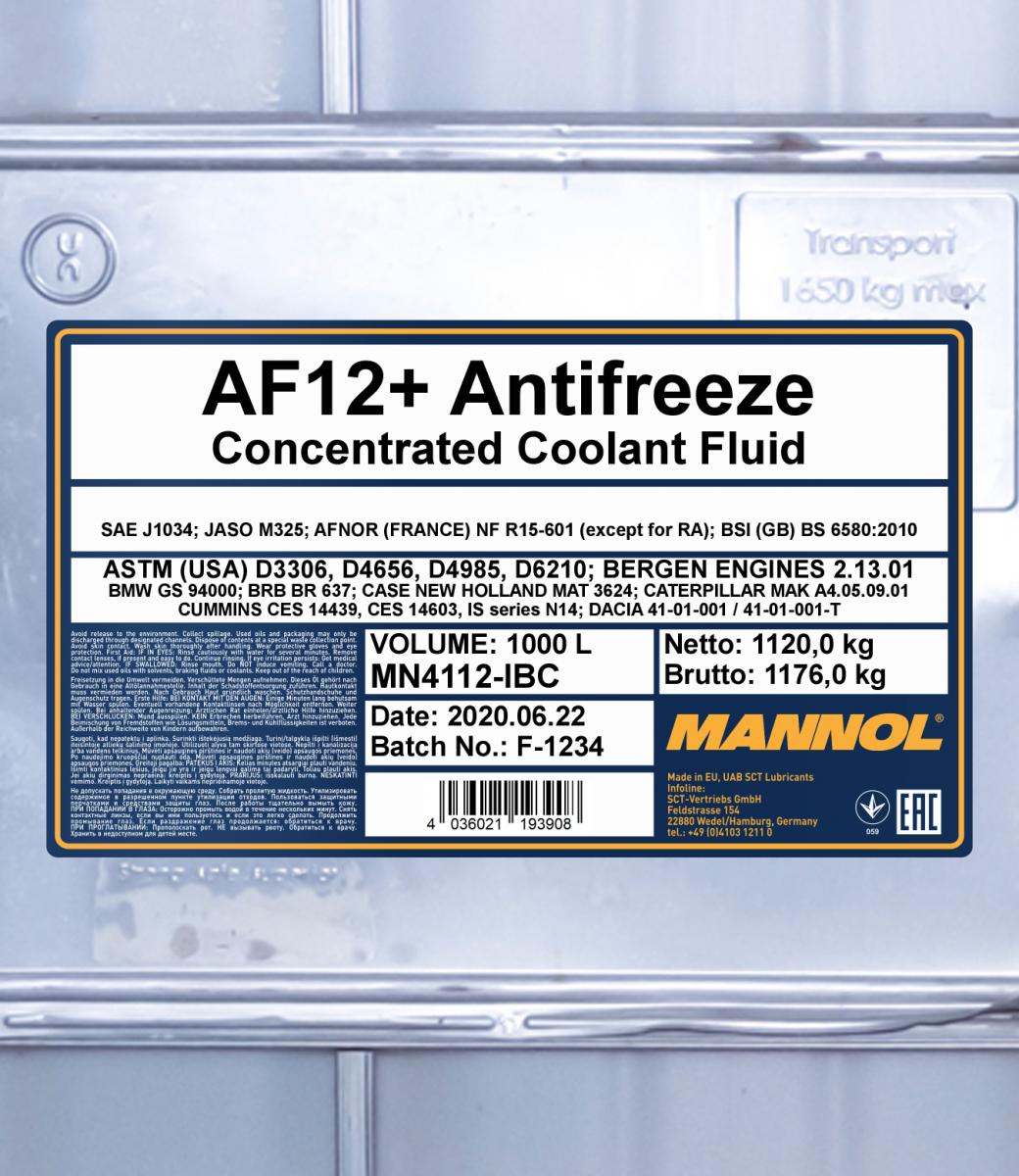 MANNOL Antifreeze AF12+ Longlife