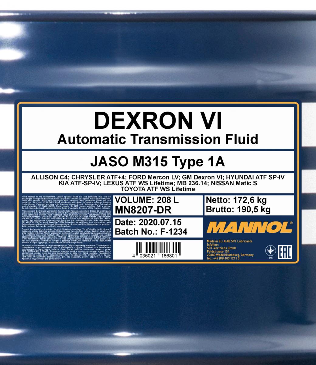 MANNOL Dexron VI